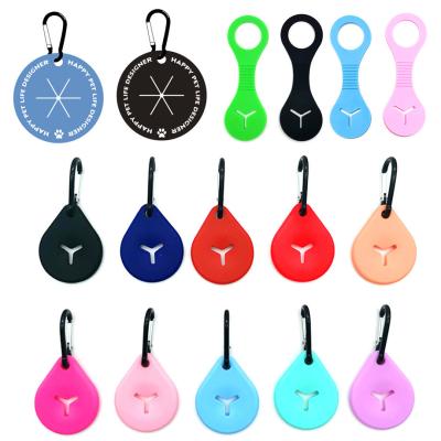 China OEM Pet Accessories Hands free Dog Poop Bag Clip Round With Hook for sale
