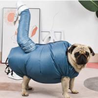 China Automatic Dog Drying Bags plastic Pet Drying Bag Blue Blow Quick for sale