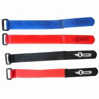 China Black Hook And Loop Cable Straps Nylon Self Gripping Straps Reusable For USB Cables for sale