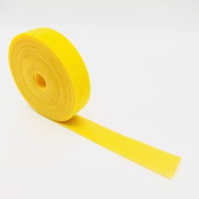 China Self Adhesive Hook And Loop Strap Customized Back To Back Cable Tie Colorful for sale