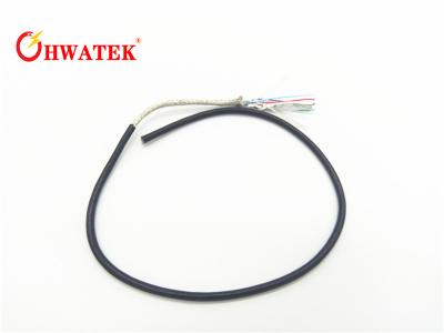 China Stranded 4 Core Servo Motor Extension Cable Double Shielded Cable Low Capacitance for sale