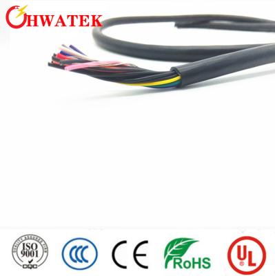 China UL21307 Tinned Copper Stranded Industrial Flexible Cable with PVC Insulation FRPE Jacket 7C×24AWG+W for sale