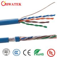 China CAT6A SFTP UTP Outdoor Ethernet Cable 0.57mm Conductor 6.70mm Jacket UL444 Certified for sale