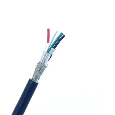 China 4CX22AWG SI PVC GY OD 4.8MM DÉCOUVRE LE CÂBLE DE CUIVRE DE LA CE UL2464 for sale