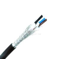 China 500V PVC Jacket Bared Copper Stranded Cable 2C×0.34mm2 + AB UL758 FT2 for sale