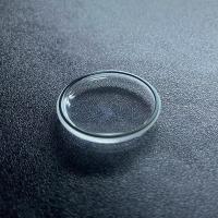 China Top Hat Customized Sapphire Crystal Case With Black Metalization for sale