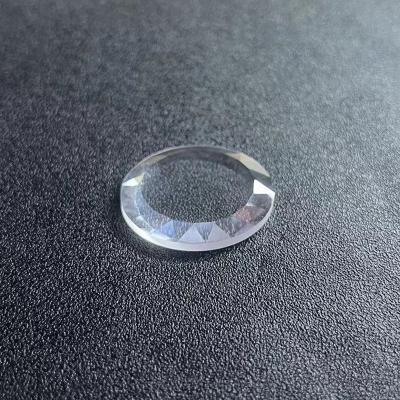 Cina Sapphire Crystal Watch Glass With Facet trasparente normale 15-50mm in vendita