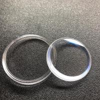China Flat Grooving Blue Ar Coating Watch Case Part Sapphire Crystal for sale