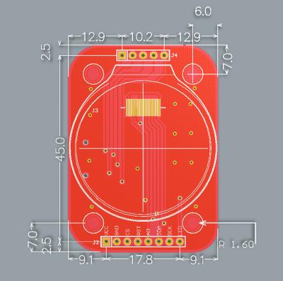 中国 1.28表示240x240のあたりのインチSPIの表示モジュールTFT LCDの表示モジュールGC9A01 販売のため