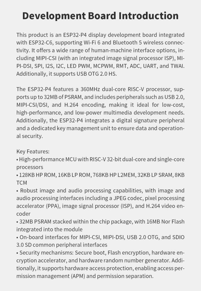 ESP32 Display Module close-up