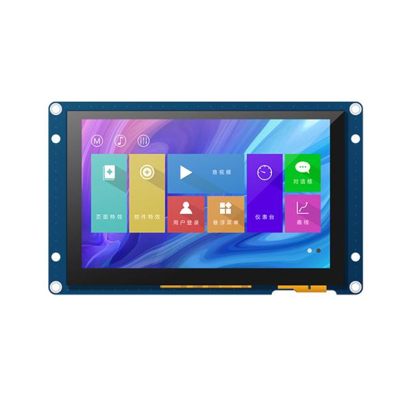 800x480 5 Zoll-IPS-Anzeigen-Modul RGB 65K 5 Zoll-kapazitiver Touch Screen HMI