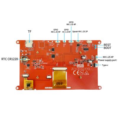 中国 ESP32ディスプレイシステム 1020*600 ピクセル解像度 ST7262ドライバーと5Vの稼働電圧 販売のため