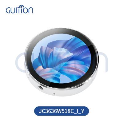 China JC3636W518C_I_Y Silvery White ESP32 Display System The Ultimate Choice for and Vibrant RGB 65K  color lcd display module for sale