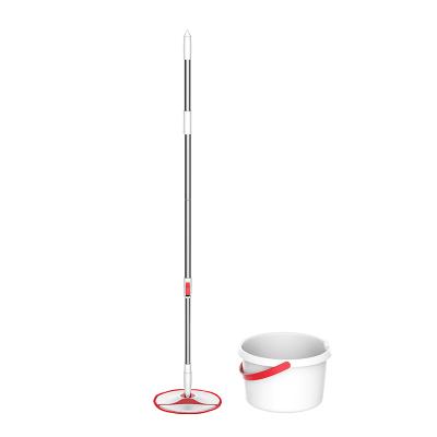 Cina BOOMJOY New Product Hot Sale Round Rotating Broom Floor Cleaning 360 Rotate Magic Broom With Bucket in vendita