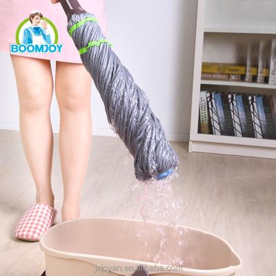 Cina Boomjoy 360 Twist Wire Lazy Broom Hands Free Cleaning Broom Floor Cleaning Lazy Broom in vendita