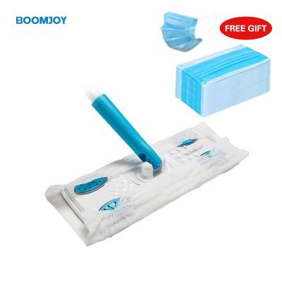 Cina Boomjoy Sustainable Disposable Mop Floor Cleaning Flat Mop Pad in vendita