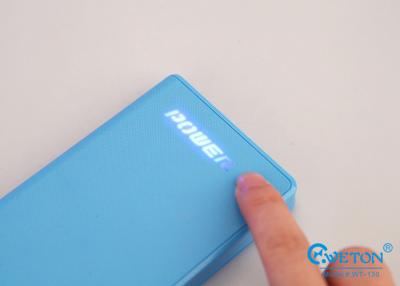 China Compact Slim Touch Switch Cellphone Lithium Polymer Power Bank 12000 mAh for sale
