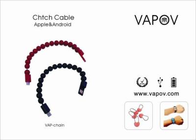 China Colorful Chain Creative USB Cable for Apple / Android / Samsung moble phone for sale