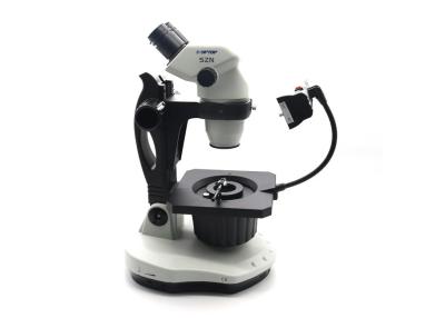 China Brazo oscilante 10X-67.5X Gem Stereo Binocular Microscope con la base oval en venta