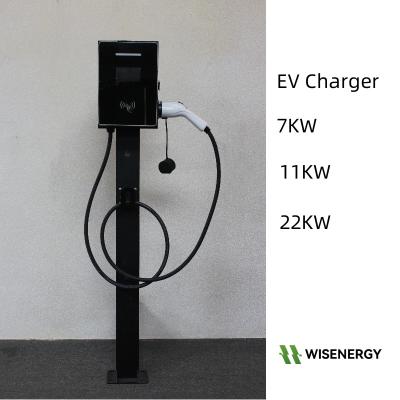China Wisenergy TKK 7KW 32A CCS2 OCPP1.6J AC Solar PV Home EV Charging Station with Inverter & 5m Cable New Condition 220V for sale