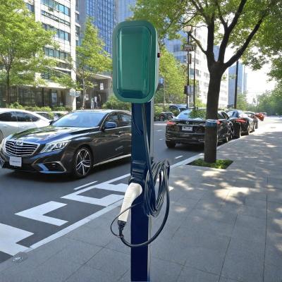 China 22kw Type 2 EV Charger New Condition Energy Saving Mode with Peak Load Management for sale
