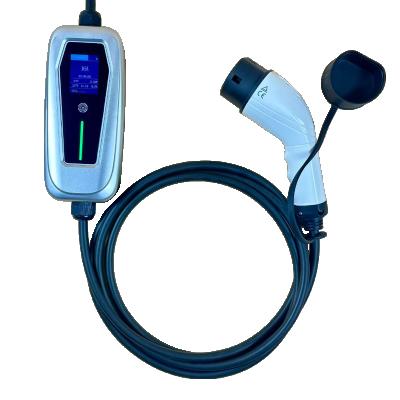 China 3.5kW Fast EV Charging Cable with 16 Amp Adjustable Current and IP54 Weatherproof Type 2 Connector for Home Use for sale