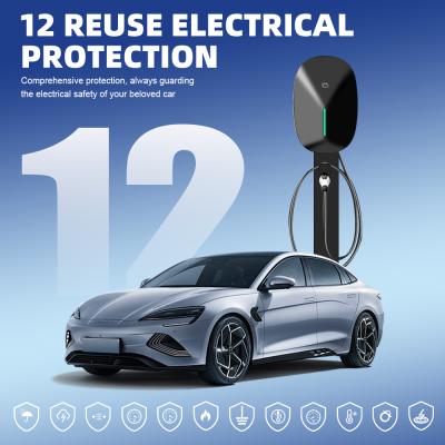 China Robust Design Type 2 EV Charger Supporting Single Phase and Three Phase Power Supplies Ideal for Commercial Installations for sale
