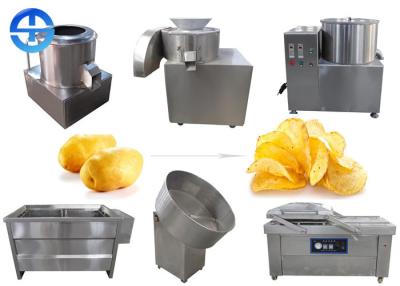 China Semi Automatic Potato Chips Making Machine Small Scale With Stainless Steel Material for sale