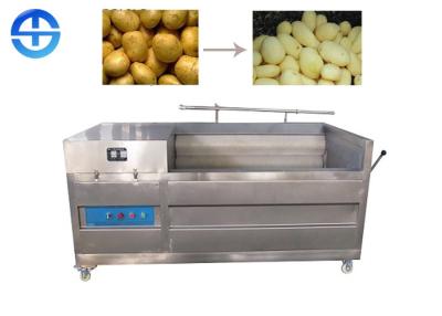 China Industrial Ginger Washing And Peeling Machines For Vegetable Cleaning for sale