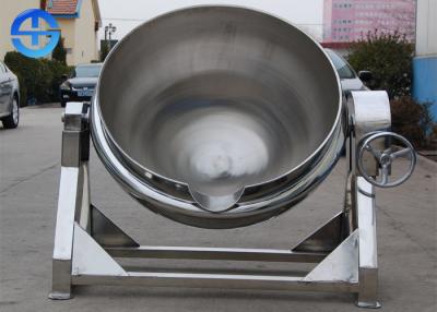 China Electric Heating Jacketed Kettle , Tilting Jacketed Kettle With Agitator for sale
