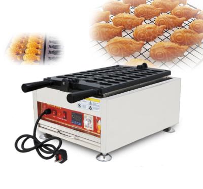 Cina macchine commerciale 690 * 380 * 290mm della cialda del pesce rosso dello spuntino di potere 3.2kw in vendita