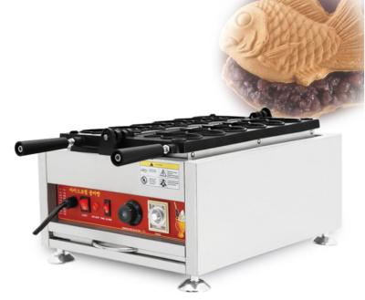 Cina creatore della cialda del pesce di Taiyaki delle macchine di industria alimentare del peso netto 24kg piccolo in vendita