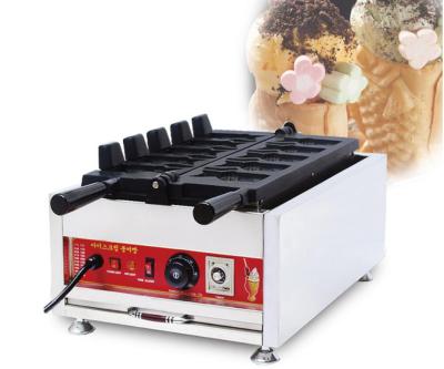 Cina 220v / macchina aperta di Taiyaki di forma del pesce della bocca della macchina del gelato di 110v 50hz Taiyaki in vendita