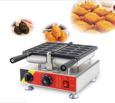 Cina 110v / piccola dimensione della macchina di Taiyaki della macchina della cialda del pesce rosso di 220v 50hz in vendita