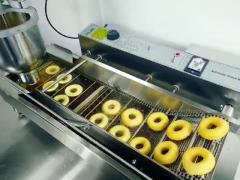 Gas Automatische Doughnut die Machine met 3 Vormen maken, Commerciële LPG-Doughnutmaker