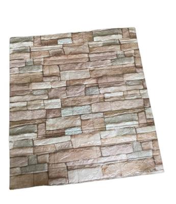 China BRICK STICKER FOAM MODERN SELF ADHENSIVE 3D HOME DECOR for sale