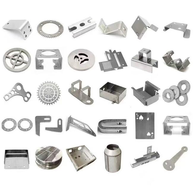 Precision stamped components with tight tolerances