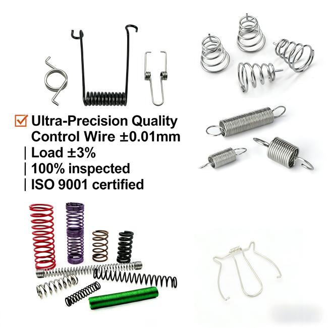 Compression spring applications in industrial equipment