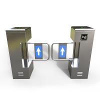 China Electric Security Vertical Revolving Turnstile Gate , Automatic Swing Gate Turnstile for sale