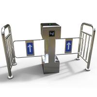 China Electric Security Vertical Revolving Turnstile Gate , Automatic Swing Gate Turnstile for sale