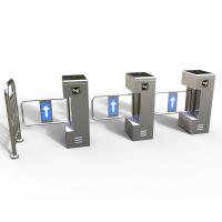 China Electric Security Vertical Revolving Turnstile Gate , Automatic Swing Gate Turnstile for sale