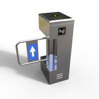 China Electric Security Vertical Revolving Turnstile Gate , Automatic Swing Gate Turnstile for sale