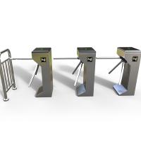 China Three Roller Revolving Door Turnstile , Automatic Tripod Turnstile Access Control for sale