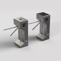 China Three Roller Revolving Door Turnstile , Automatic Tripod Turnstile Access Control for sale