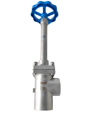 중국 스테인레스 강 설명서 극저온 긴 샤프트 각 글러브 밸브 DN40-ARMAN 판매용