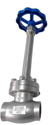 중국 SW 연결 SS304 DN25 극저온 글러브 밸브 5.0MPa 동작 압력 판매용