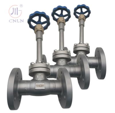 중국 스테인리스 스틸 플랑지 크라이오겐 밸브 SS304/SS316 LNG/LOX/LN2/LAR/LCO2 판매용