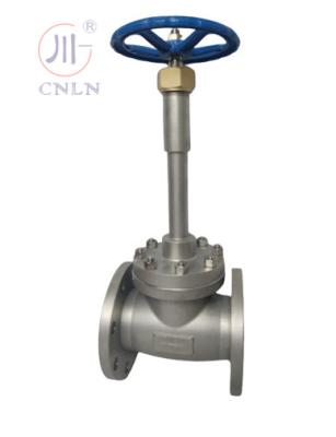 중국 CF3/CF8 DN40 스테인리스 스틸 플랑지형 냉동 밸브 SS304/SS316 LNG/LOX/LN2/LAR/LCO2 판매용