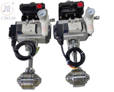 China CF3/CF8 DN15/DN20 SS304/SS316 válvula de esfera pneumática criogénica para gás líquido LNG/LOX/LN2/LAR/LCO2 à venda