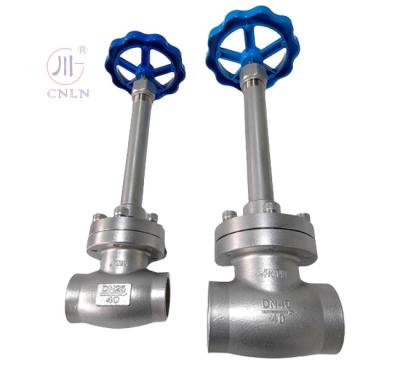 중국 PN40 DN25/DN40 LNG/LOX/LN2/LAR/LCO2용 스테인리스 스틸 저온 구슬 밸브 판매용